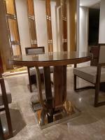China ISO18001 Hotel Restaurant Furniture Low Back Wooden Chairs Non Retractable for sale