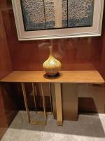 China ISO18001 Slim Hotel Room Cabinet Wood Top Console Table 80cm Height for sale
