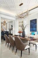 China White Lacquer Finish Villa Furniture Living Room Furniture Sets OEM ODM for sale