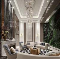 China White Lacquer Finish Villa Furniture Living Room Furniture Sets OEM ODM for sale