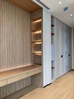 China Gelaimei 12mm Thickness Wood Veneer Wall Panels For Interiors for sale