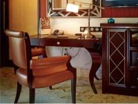 China OEM ODM Service Dark Brown Solid Wood Furniture For Garden View Room for sale