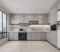 China Stainless Steel Full Kitchen Cabinet Set D350mm*H800mm Ready To Assemble for sale