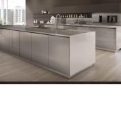 China Stainless Steel Full Kitchen Cabinet Set D350mm*H800mm Ready To Assemble for sale