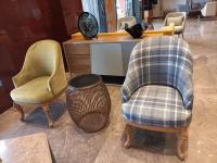 China Luxury Modern 430*550mm Round Nest Coffee Tables For Hotel Lobby for sale