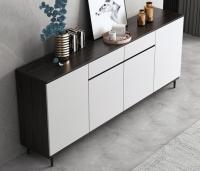 China 1800mm Width 850mm Height Silm Granite Top Cabinet with 4 Flat Doors for sale