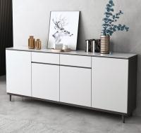 China 1800mm Width 850mm Height Silm Granite Top Cabinet with 4 Flat Doors for sale