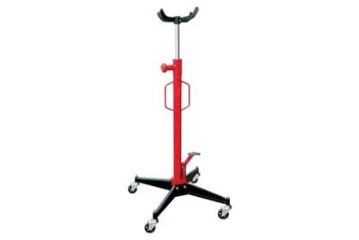 China 500 kg ISO Hydraulic Transmission Jack Lifter 4 Metal Swivel Wheels 1100 mm Min Height for sale