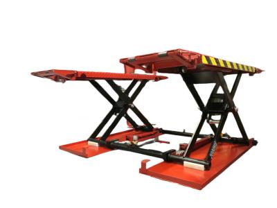 China Q235 Mid Rise Scissor Car Lift 3000kg Capacity 1000mm Lift Height 2.2kw for sale