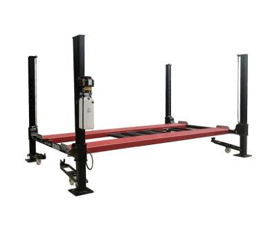 China Hydraulic 4 Post Car Lift 9000 Lb Capacity 60 Sec Lifting Time CE Certified for sale