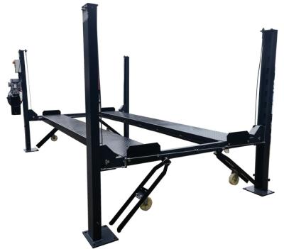 China 3600kg Capacity Q235 Home Garage Lift 4 Post Hydraulic Car Lift CE for sale
