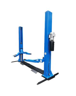China Double Side Manual Lock Release 9000 Lb 2 Post Car Lift 4000kg Capacity 1900mm Lift Height for sale