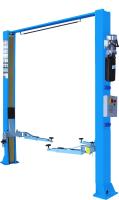 China 220V 1PH 2 Post Clear Floor Car Lift For Garage Electrical Lock Release for sale