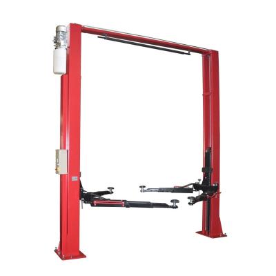 China 12000lbs 2 Post Clear Floor Car Lift 5000kg Capacity 1900mm Lifting Height Three Stage Arms for sale