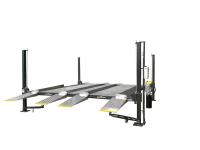 China 120x120mm 4 Post Car Lift 12000 Lbs Double Stacking Parking Lift with Electrical Lock for sale