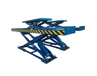 China Inground Alignment Scissor Lift 4T Capacity 1800mm Lift Height 4000mm Runway for sale