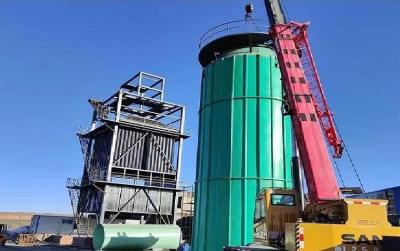 China Secondhand Alkaline Spray Spray Tower Wet Scrubber Equipment For Desulfurization Treatment for sale