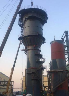 China Secondhand Stainless Steel Spray Absorption Desulfurization Tower With Alkaline Spray Liquid for sale