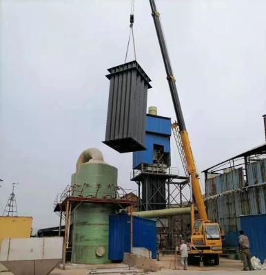 China Secondhand Vertical  Stainless Steel Spray Flue Gas Desulfurization Tower Simplified Maintenance for sale