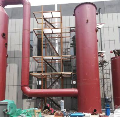 China Secondhand Efficient Alkaline Solution Spray Absorption Desulfurization Dust Collector Flue  Gas Absorption Tower for sale