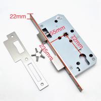 China Stainless Steel Smart Door Lock Body for Bathroom Wooden Sliding Door Accessories Screws for sale