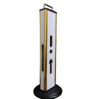 China Gold Fingerprint Password Smart Digital Door Lock Display Rack For Exhibition Stan for sale