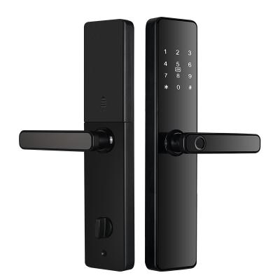 China Stainless Steel Door Black/Red Bronze Newest Intelligent Digital Tuya WiFi App Smart Lock for sale