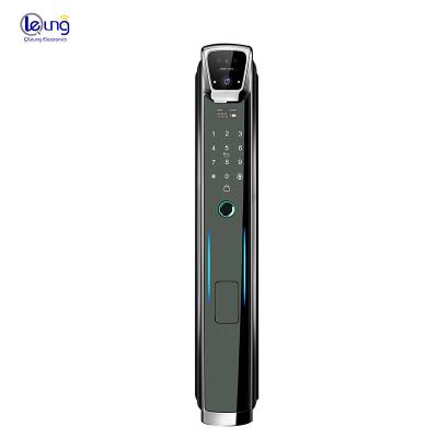 China Intelligent Xhome WiFi Fingerprint Code Card Smart Lock with Max Face ID Recognition for sale