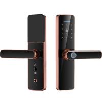 China Smart Home Door Lock S811 September Promotion with Wifi APP Control and Fingerprint Key Password Card for sale