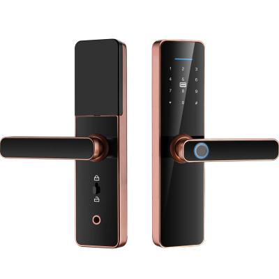 China Smart Home Door Lock S811 September Promotion with Wifi APP Control and Fingerprint Key Password Card for sale