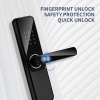 China Unlock Method Tuya TTlock Password Fingerprint Smart Locks For Home for sale