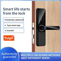 China Unlock Method Tuya TTlock Password Fingerprint Smart Locks For Home for sale
