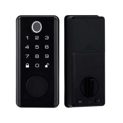 China S919-8 TTLock Tuya BLE App Digital Biometric Fingerprint Code Card Key Smart Door Lock for Home for sale
