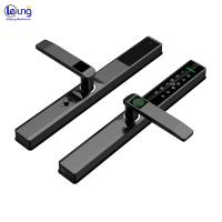 China Aluminum Alloy Smart Lock Front Door S610 Electronic Door Locks With App for sale