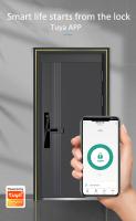 China Steel Door Wifi Fingerprint Lock S819-2 Digital Password Lock For Apartment for sale
