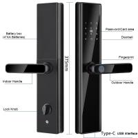 China Upgrade Your Door Lock with Tuya Wifi/Zigbee/TTlock App Password Fingerprint Card Key for sale