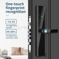 China Tuya Zigbee Fingerprint Keyless Smart Door Lock Anti Theft Digital Door Lock for sale