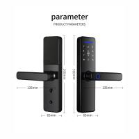 China S811 Smart Digital Door Lock with 40-110mm Door Thickness 5.5kg Weight and 5050 Standard Mortise for sale