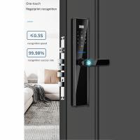 China Black Intelligent Bluetooth Door Lock Remote Electronic Door Locks For Homes for sale