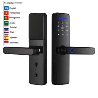 China Remote Control Smart Lock TTlock Tuya Fingerprint Interior Door Lock for sale