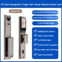 China 3D Face ID Electronic Entrance Door Locks Apartments Face Recognition Digital Lock for sale