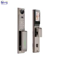 China Cat Eye 3D Face Digital Fingerprint Door Lock Smart Lock With Fingerprint Scanner for sale
