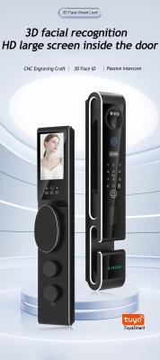 China Multi-language Face Door Lock With Intercom Automatic Security Door Lock for sale