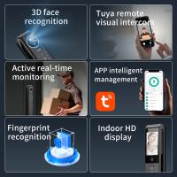 China S959max 3D Face Recognition Tuya Intercom Camera Outdoor Smart Lock Intelligent for sale