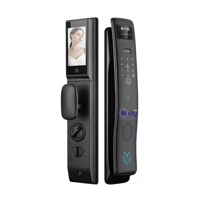 China S958Max 3D Face Lock Tuya Wifi With Video Intercom Lock Fingerprint Card Key Code Smart Lock for sale