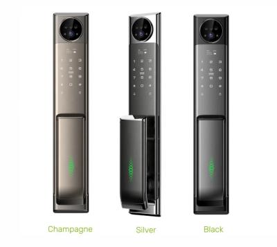 China Qleung S923MAX Intelligent Video Calling Face Recognition Fingerprint Smart Door Lock for sale