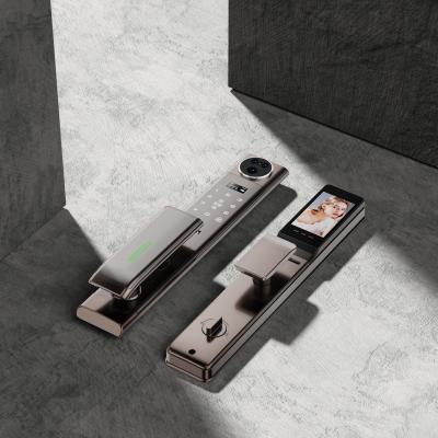 China S923MAX Digital Door Lock with Fingerprint Password Card Key Wifi 3D Face ID for sale