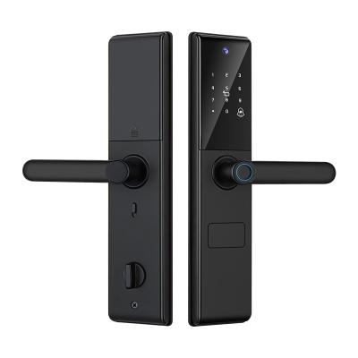 China S829Max Tuya Wifi Remote Control Camera Door Lock Fingerprint Code Card Keyless Smart Home Door Lock for sale