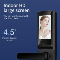 China S819-2MAX Smart Home Door Lock Video Intercom Wifi Camera With Fingerprint Password & Key Card Access Tuya Door Lock for sale