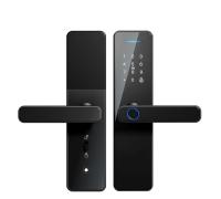 China Qleung S811 High Quality Smart Digital Fingerprint Door Lock Tuya Wifi TTlock Remote Control Smart Home Door Lock for sale